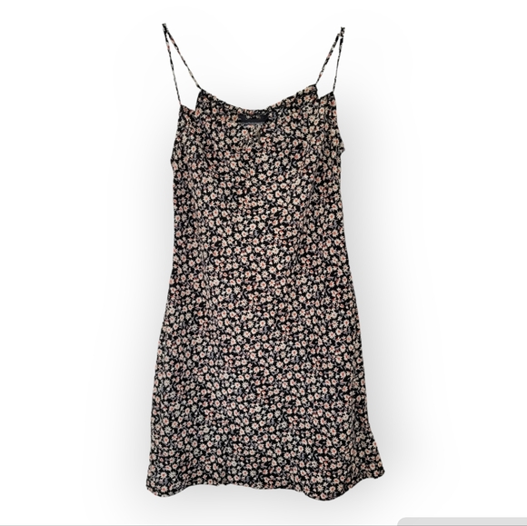 jonathan martin | Dresses | Y2k Jonathan Martin Black Floral Spaghetti ...